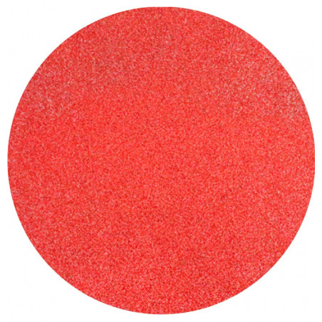 Set de table pailleté rond rouge prémium - Décoration de Noël