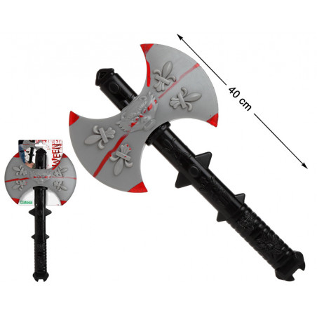 Double hache ensanglantée - Halloween - Accessoires