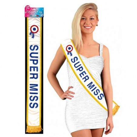 Écharpe super miss - anniversaire -articles de fête